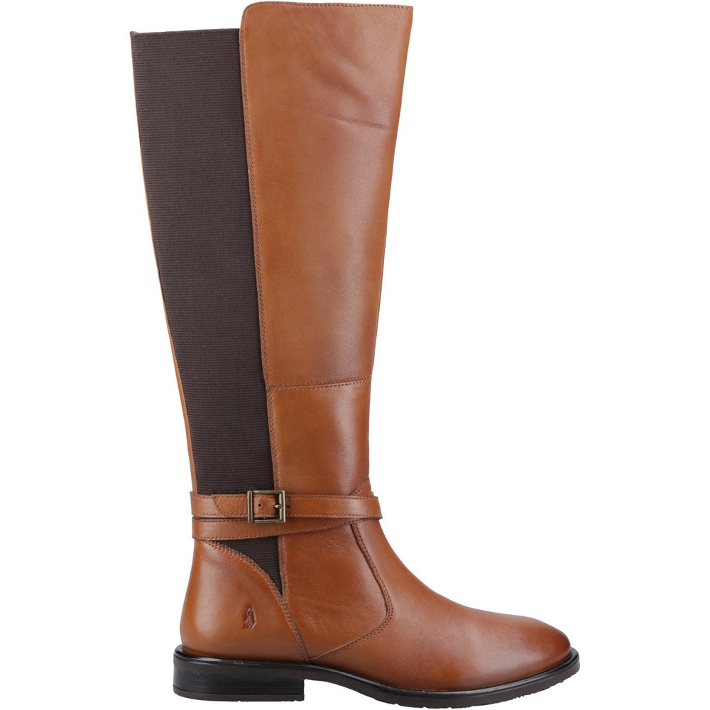 Womens Hush Puppies Tan Victoria Long Boots - Hush Puppies UK